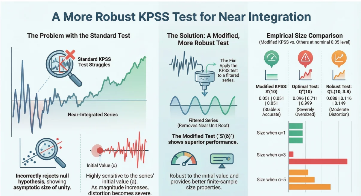 nearkpss - Modified KPSS Test for Near Integration